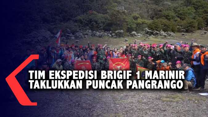 Tim Ekspedisi Brigif 1 Marinir Berhasil Taklukkan Puncak Mandalawangi ...
