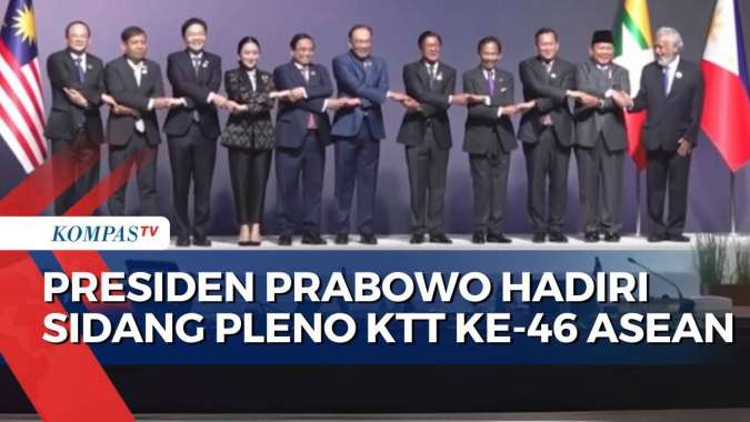Presiden Prabowo Hadiri Sidang Pleno KTT Ke-46 ASEAN di Kuala Lumpur ...