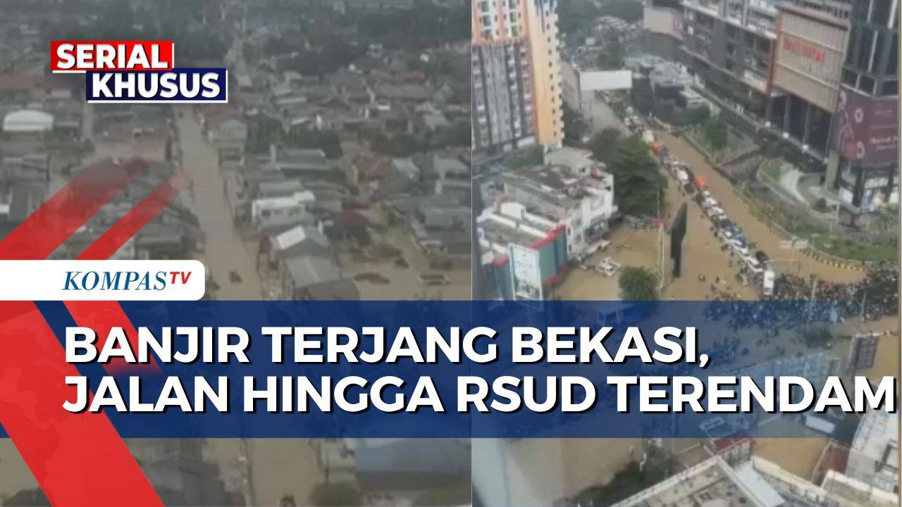 Video: Banjir Terjang Bekasi, Akses Jalan Terputus Hingga RSUD Terendam | BENCANA BANJIR