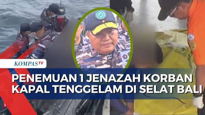 Detik-Detik Evakuasi 1 Jenazah Korban Kapal Tenggelam di Selat Bali oleh kri Tongkol | KOMPAS PETANG