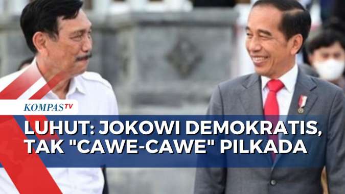 Pernyataan Luhut yang Sebut Jokowi Demokratis dan Tak "Cawe-Cawe" Pilkada Jakarta