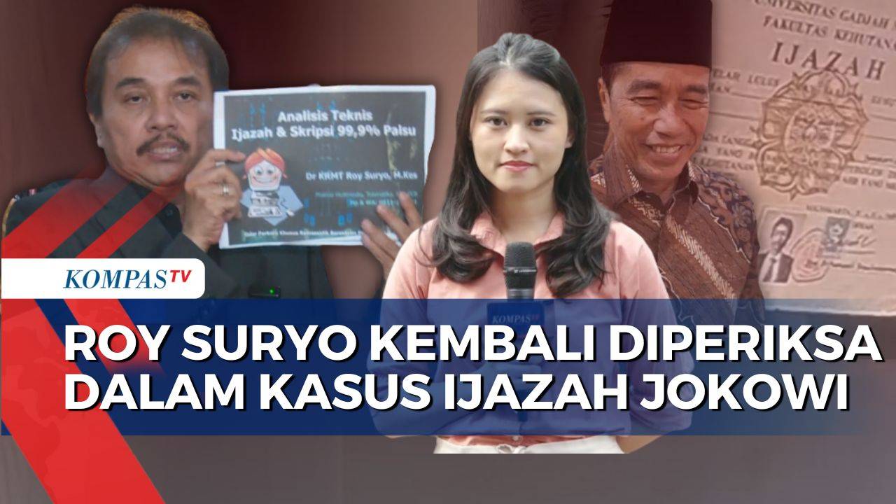 Video: Polda Metro Jaya Periksa Roy Suryo Cs Terkait Dugaan Ijazah Palsu Jokowi, Belum Ada Tersangka
