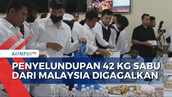 Penyelundupan 42 Kg Sabu dari Malaysia ke Batam Berhasil Digagalkan, Belasan Kurir Ditangkap