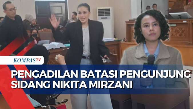 Kerap Ricuh, PN Jakarta Selatan Batasi Pengunjung Sidang Nikita Mirzani | KOMPAS SIANG