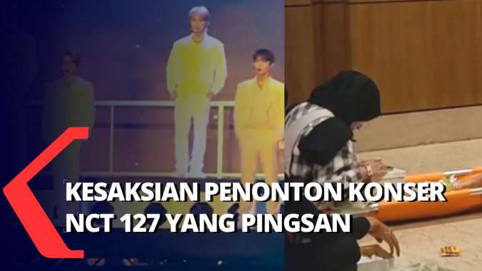 Konser "Boyband" NCT 127 Dihentikan karena 30 Orang Pingsan, Begini Kesaksiannya