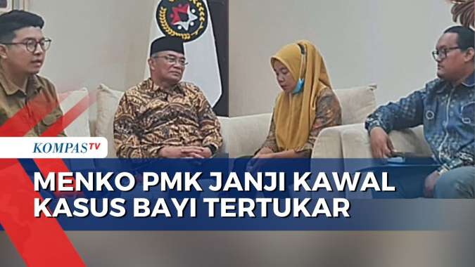 Bertemu Ibu Bayi Tertukar Setahun, Menko PMK Muhadjir Effendy Janji Kawal Kasus Hingga Tuntutas