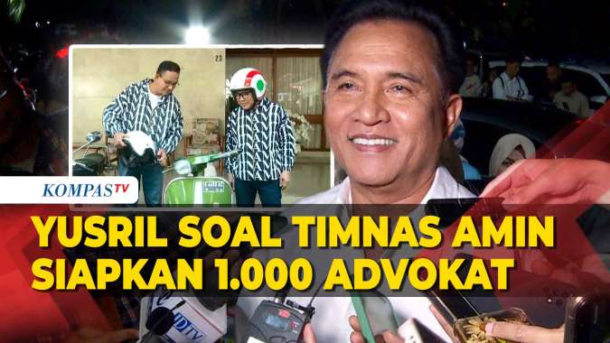 Respons Yusril Dengar Timnas Amin Siapkan 1.000 Pengacara Gugat ...