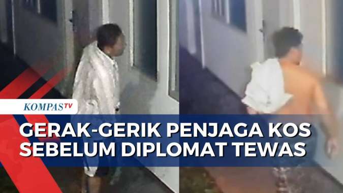 CCTV Rekam Gerak-Gerik Terduga Penjaga Kos Diplomat Kemlu Malam Sebelum Tewas | BERUT