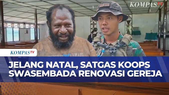 Satgas Koops Swasembada Renovasi Gereja Katolik di Papua, Umat Kini ...