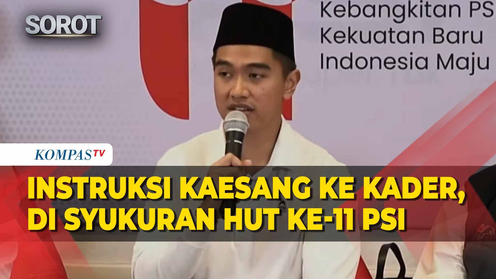 Video: [Full] Instruksi Kaesang ke Kader, di Syukuran HUT ke-11 PSI