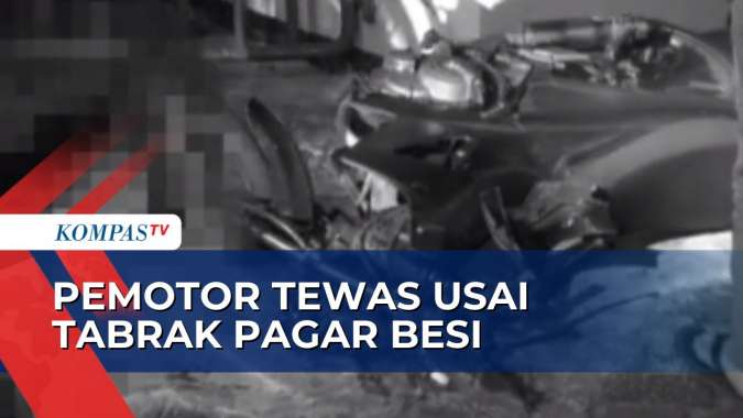 Pemotor Tewas Usai Tabrak Pagar Besi di Kawasan Tebet, Korban Diduga Mengantuk dan Hilang Kendali