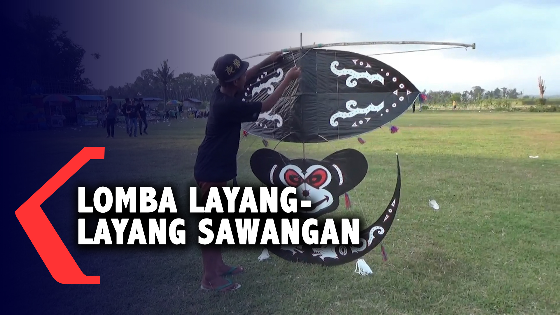 Lomba Layang - layang Sawangan Lestarikan Permainan Tradisional