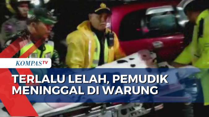 Kelelahan, Pemudik Meninggal di Warung Jalur Lingkar Gentong