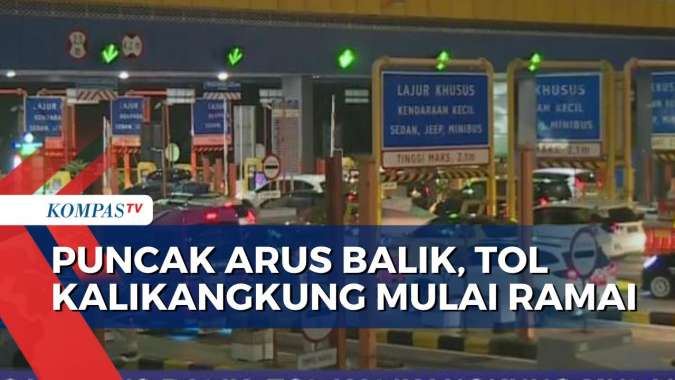 Puncak Arus Balik, Sistem One Way Diberlakukan dari Tol Banyimanik-Tol Kalikangkung