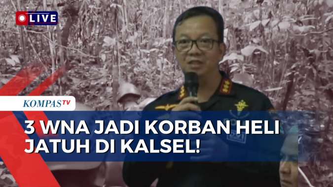 8 Orang Jadi Korban Helikopter Jatuh di Kalsel, 3 Diantaranya WNA