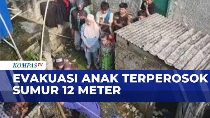 Bocah 10 Tahun Terperosok ke Sumur 12 Meter di Depok, Berhasil ...