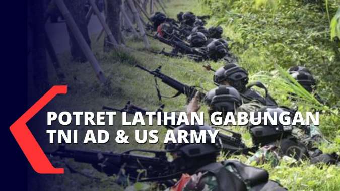 Potret Latihan Gabungan TNI AD bersama US Army