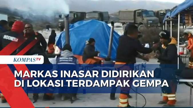 Inilah Markas INASAR yang Didirikan di Lokasi Terdampak Gempa Turki