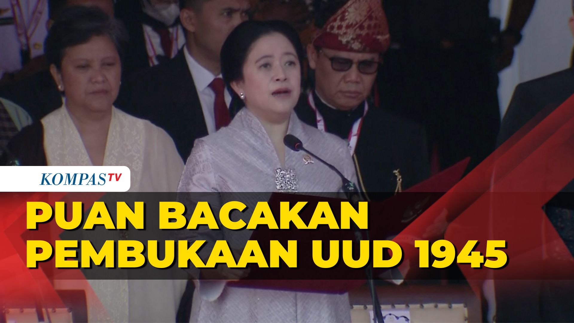 Di Depan Mega dan Jokowi, Puan Bacakan Pembukaan UUD 1945 di Peringatan ...