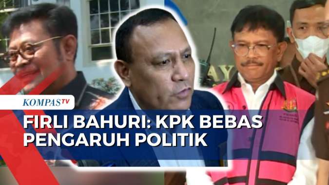 Soal Dugaan Korupsi di Kementerian Pertanian, Firli: KPK Bebas Pengaruh Politik.
