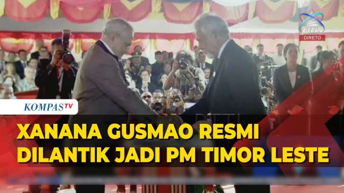Xanana Gusmao Resmi Dilantik Jadi PM Timor Leste di Istana Kepresidenan