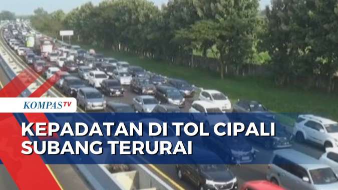 Update Arus Mudik Minggu Siang: Kepadatan di Tol Cipali Subang Terurai