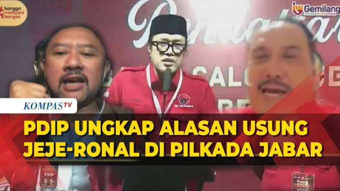 Ono Surono Ungkap Alasan PDIP Usung Jeje Wiradinata-Ronal Surapradja di ...