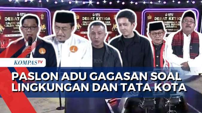 [FULL] Debat Ketiga Pilgub Jakarta 2024: Paslon Adu Gagasan soal Lingkungan dan Tata Kota