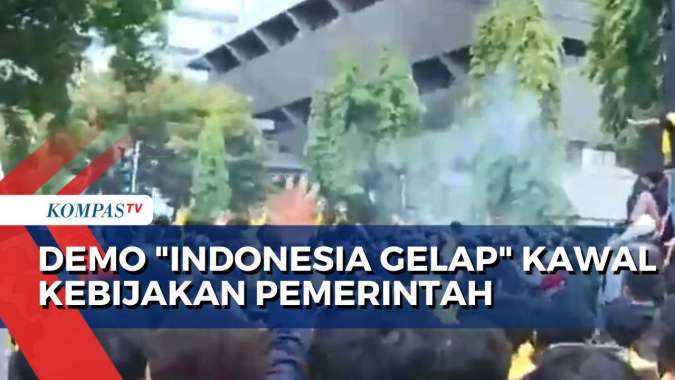 Demo "Indonesia Gelap": Mahasiswa Kritik Efisiensi Anggaran Pemerintah