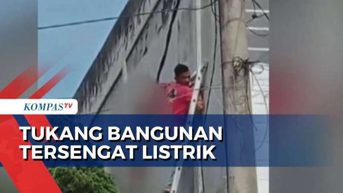 Pekerja Bangunan di Jambi Tersengat Listrik saat Mengecat Ruko