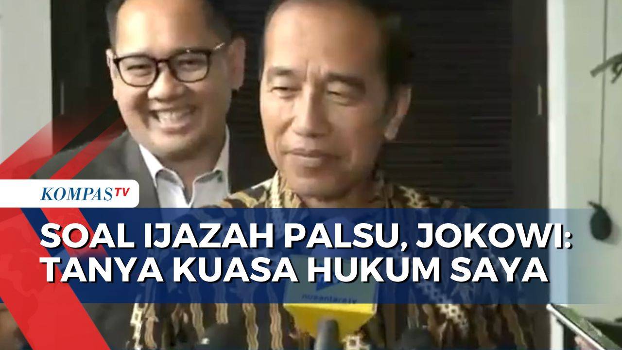 Video: Tanggapi Tuduhan Ijazah Palsu, Jokowi Tempuh Jalur Hukum