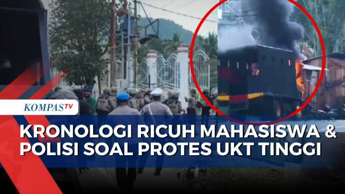 Kronologi Mahasiswa & Polisi Ricuh saat Demo Protes Tingginya UKT di ...