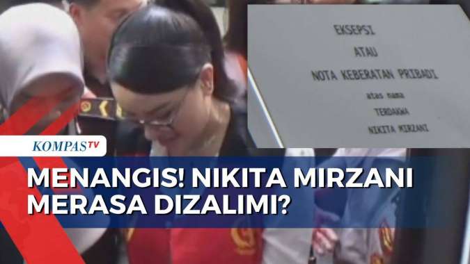 Menangis! Begini Isi Eksepsi Nikita Mirzani dalam Sidang Kasus Pemerasan | KOMPAS SIANG