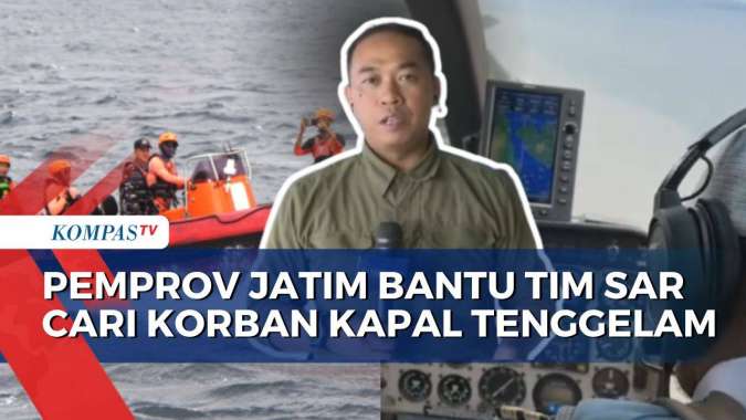Tim SAR Perluas Area Pencarian Korban KMP Tunu Pratama Jaya Lewat Laut ...