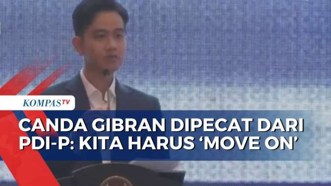 Penuh Gelak Tawa! Gibran Sebut Senasib dengan Effendi Simbolon Dipecat PDI-P | KOMPAS PAGI