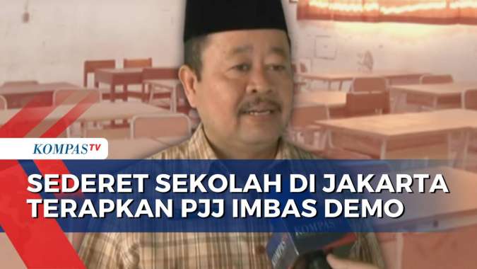 Senyap! Suasana Sekolah di Jakarta Terapkan Belajar Daring Imbas Demo ...