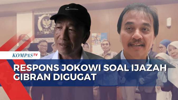 Respons Jokowi Soal Ijazah Gibran Digugat Pasti Ada Bekingan Kuat