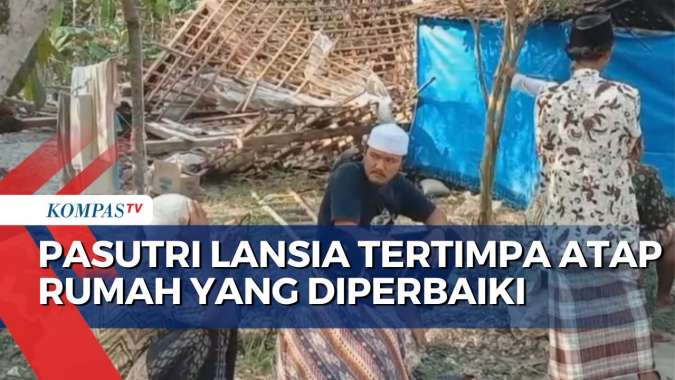 Tak Gunakan Jasa Tukang Bangunan, Pasangan Lansia Tertimpa Atap Lapuk ...