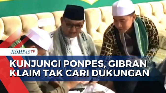 Kunjungi Pondok Pesantren, Gibran Rakabuming Raka: Tak Cari Dukungan Tapi Teman
