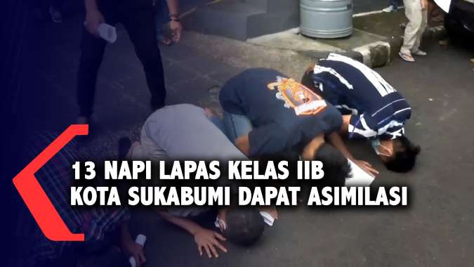 13 NAPI LAPAS KELAS IIB KOTA SUKABUMI DAPAT ASIMILASI