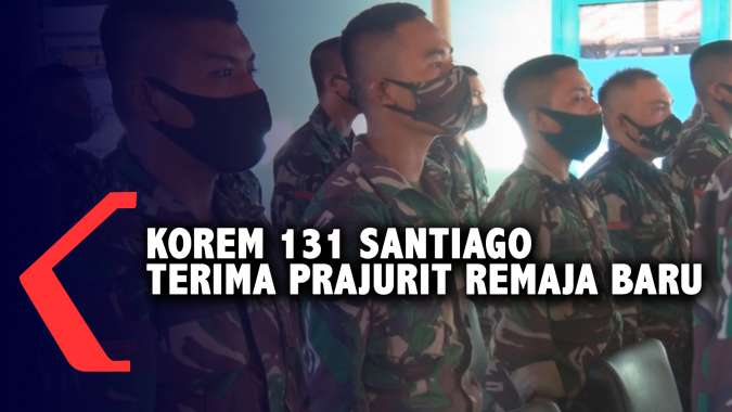 Korem 131 Santiago Terima Prajurit Remaja Baru