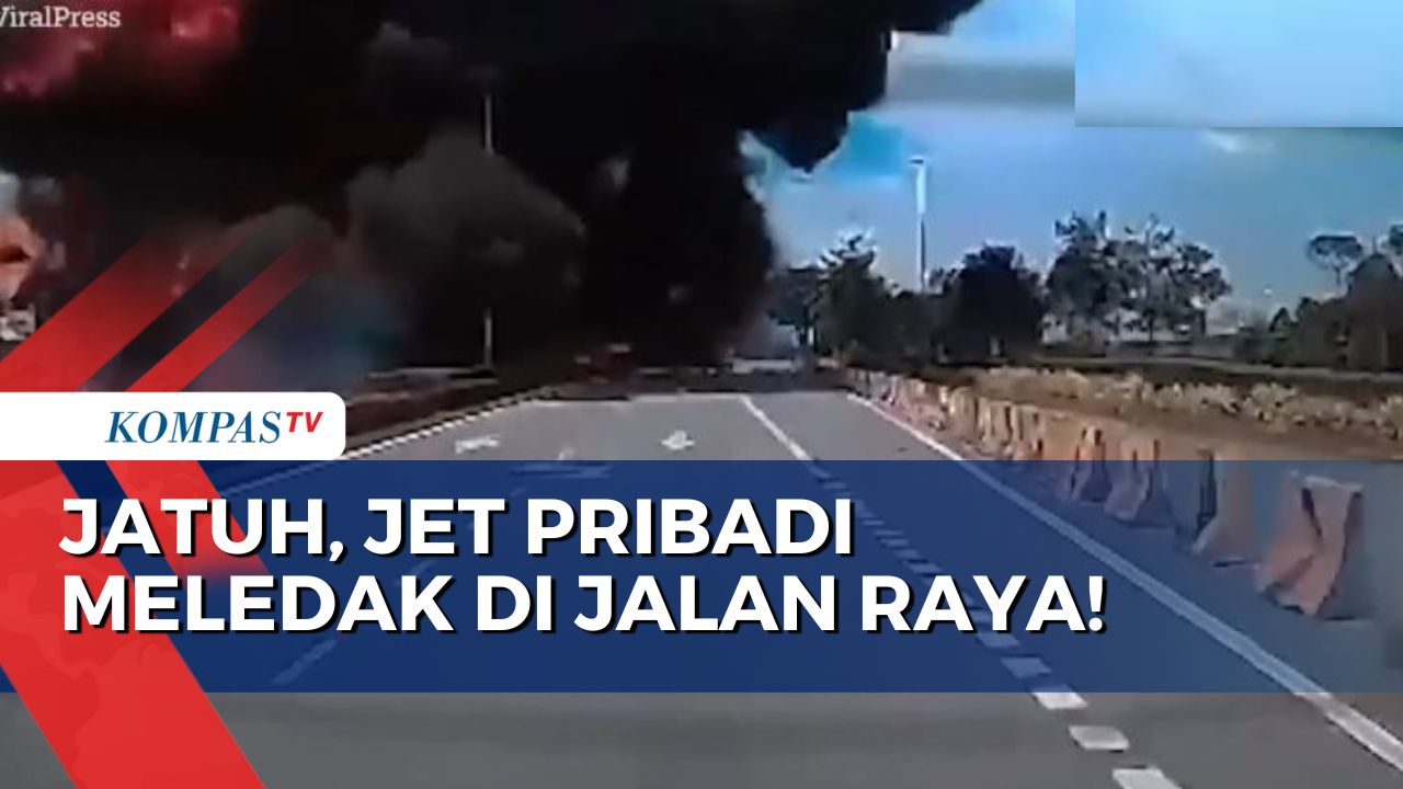 Video: Pesawat Jet Pribadi di Malaysia Jatuh dan Tabrak Kendaraan, 10 ...