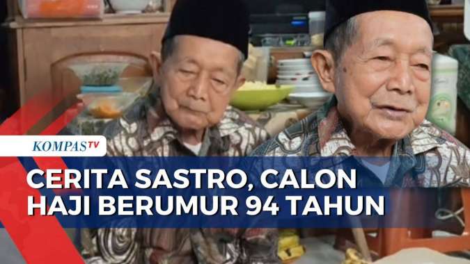 Cerita Sastro Wasiyo, Jemaah Haji Tertua dari Malang Berusia 94 Tahun