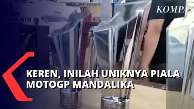 Sudah Tak Bikin Penasaran, Beginilah Penampakan Piala MotoGP Mandalika ...