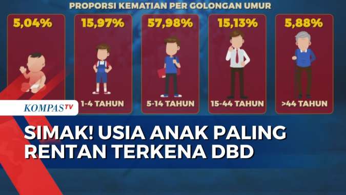 Penderita DBD Naik Hampir 3 Kali Lipat dari 2023, Simak Golongan Usia ...