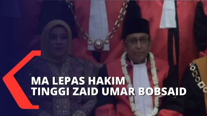 Mahkamah Agung Lepas Hakim Tinggi Zaid Umar Bobsaid yang Telah Mengabdi 40 Tahun