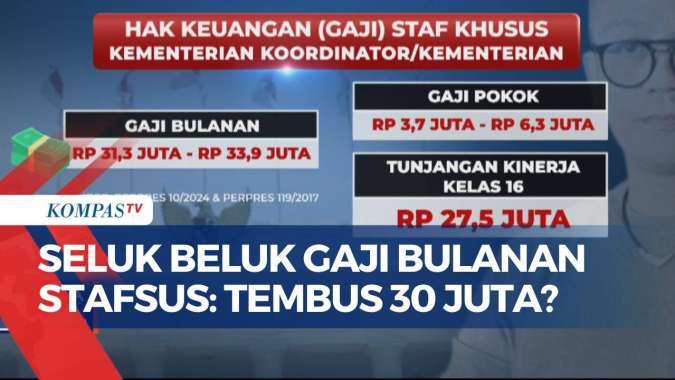 [FULL] Selebritas Jadi Staf Khusus, Segini Besaran Gaji Bulanan Stafsus ...