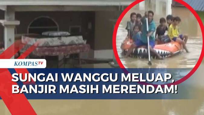 Sungai Wanggu Meluap, Kendari Terendam Banjir hingga Satu Meter