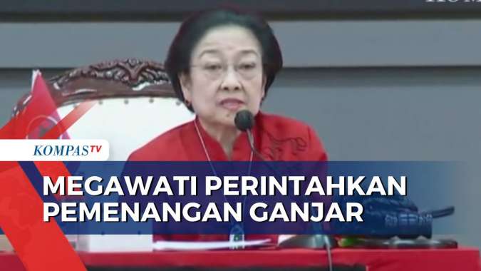 Tutup Rakernas PDI-P, Megawati Perintahkan Pemenangan Bacapres Ganjar Pranowo!