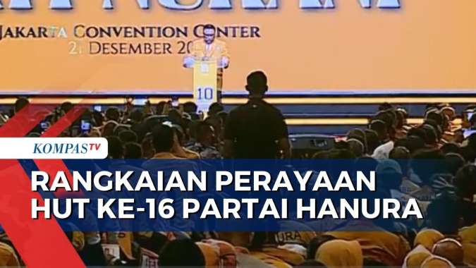 Perayaan HUT Ke-16 Partai Hanura, Sekaligus Jadi Momen Konsolidasi ...